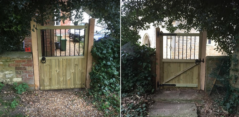 Salisbury Wooden Garden Gate Provides Increased Privacy and Security ...