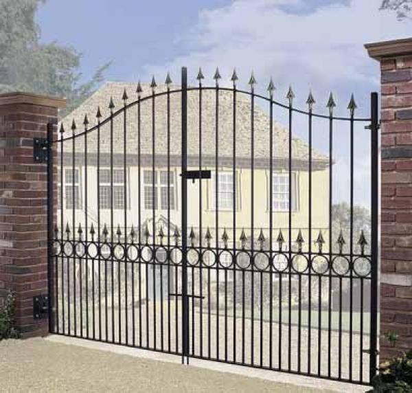Balmoral Wrought Iron Style Estate Gates | Buy Balmoral Wrought Iron ...