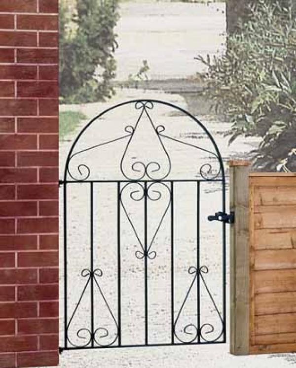 Classic Low Bow Metal Garden Gate | Buy Classic Low Bow Metal Garden ...
