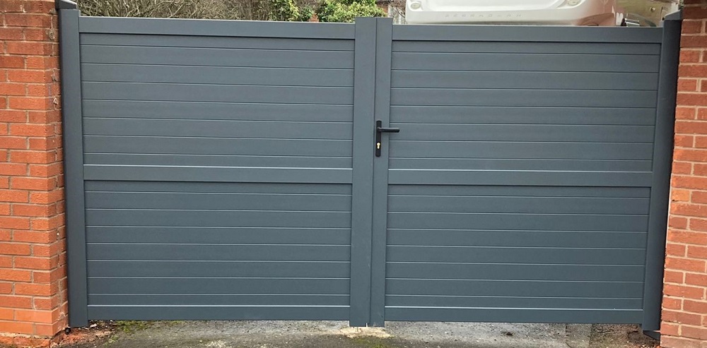 Kensington Aluminium Driveway Gates | Horizontal Infill | Buy ...
