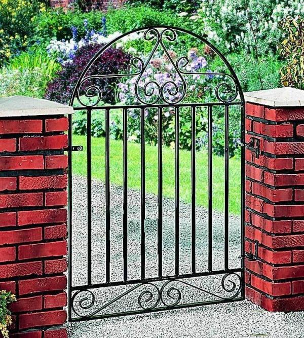 Marlborough Arched Metal Garden Gate - 4ft High | Buy Marlborough ...