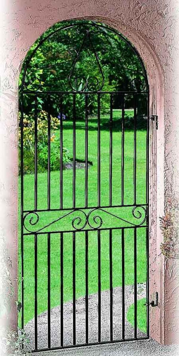 Marlborough Arched Metal Side Gate | Buy Marlborough Arched Metal Side ...