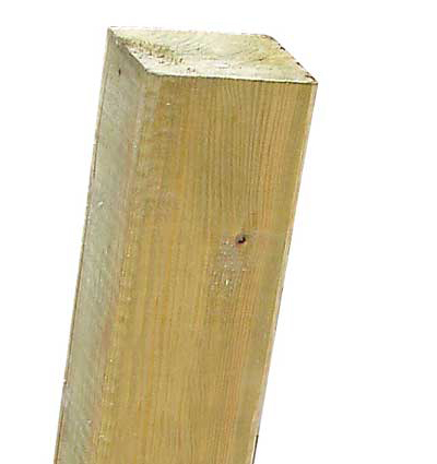 100mm (4") Square Wooden Post - WP48S | Buy 100mm (4") Square Wooden ...