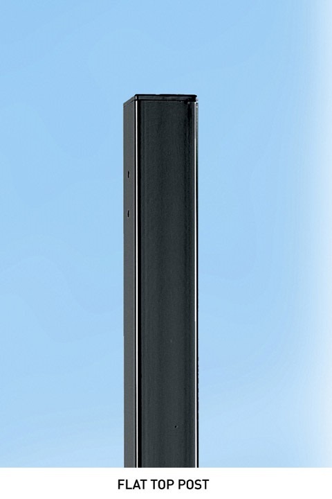 100mm Flat Top 4" (100mm) Square Metal Post - MP23 | Buy 100mm Flat Top ...